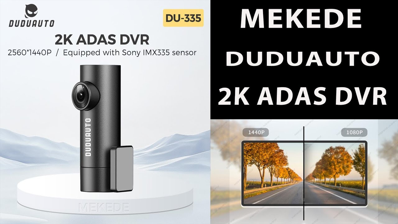 DUDUAUTO SONY IMX335 ADAS DVR 2560*1440P 360°Rotational Shooting ...