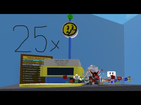 Sticker Stack 25x (Bee Swarm Simulator) - YouTube