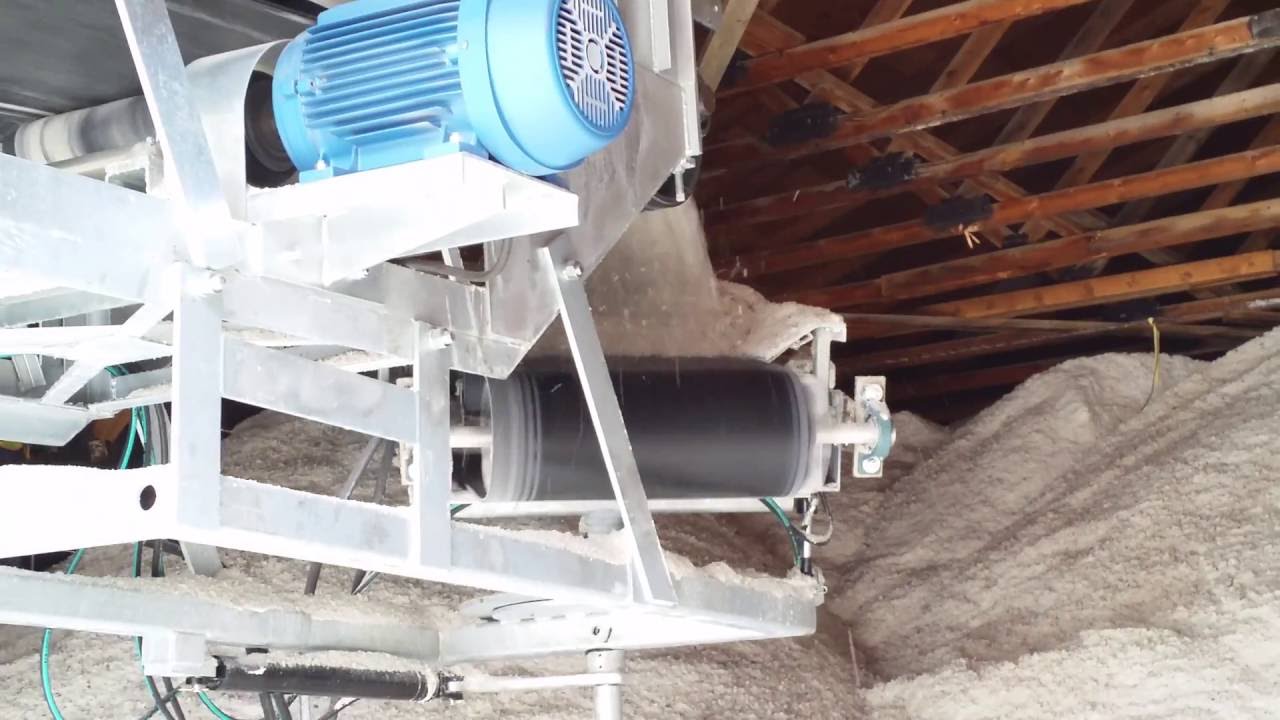 36 x 80 Galvanized Salt Conveyor w/ Slinger 03 - YouTube
