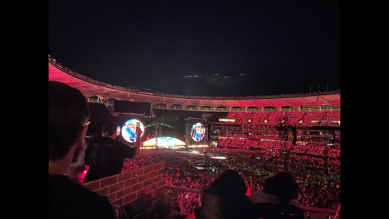 Coldplay Perth Highlights - YouTube