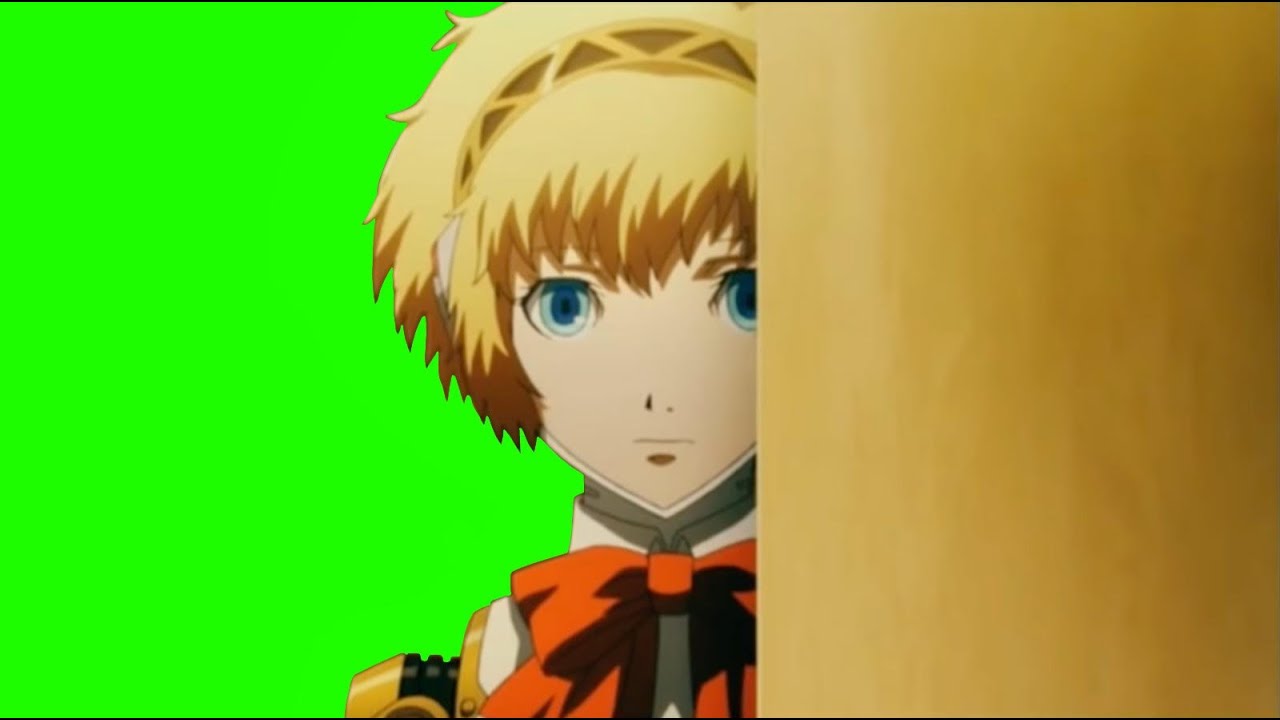 Persona Green Screen - Aigis Stare (Give Credit With Use) - YouTube