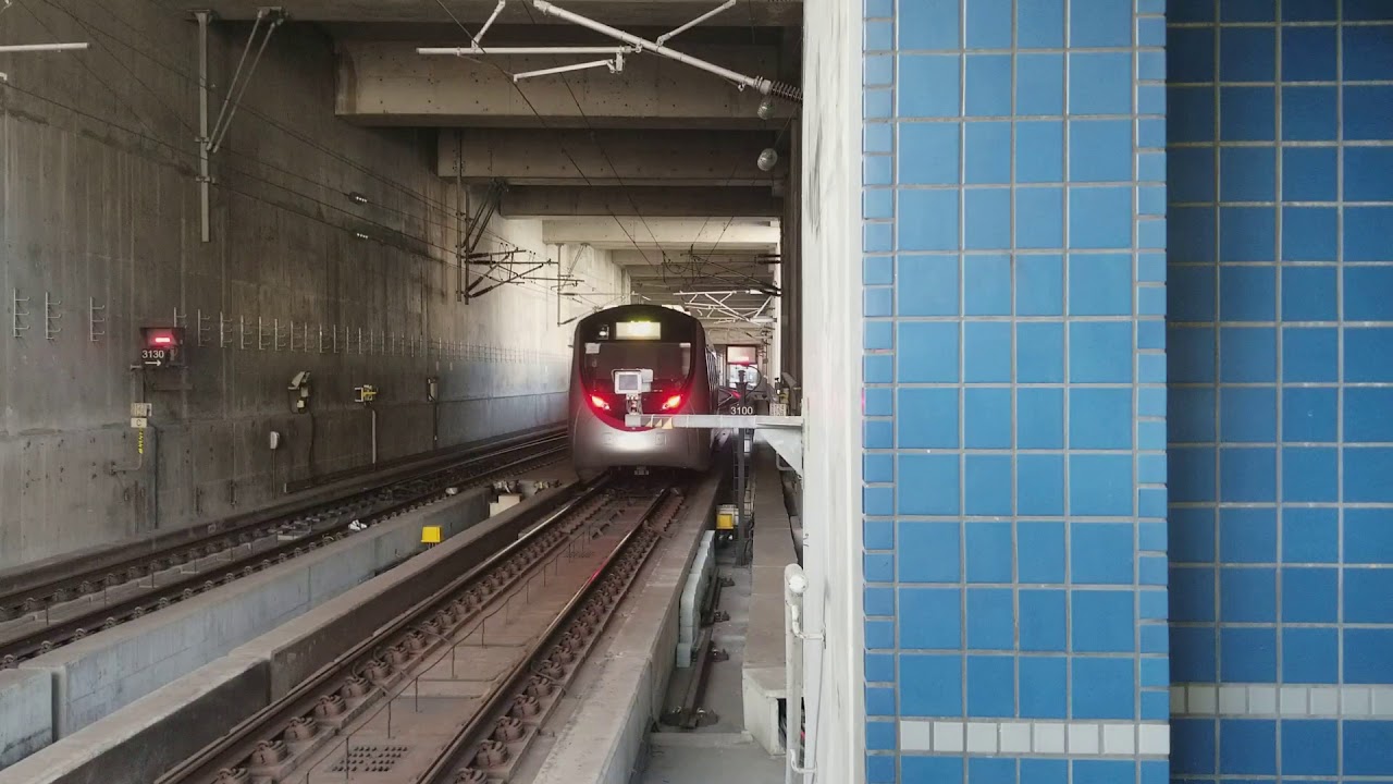 [十一哥試車] 港鐵 MOL (EWL) C-Train D419/D420 不載客駛經大圍站3號月台 - YouTube