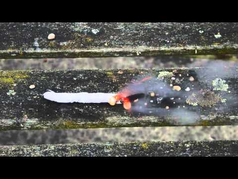 KNO3 Slow Burning Fuse Test - Next72Hours - YouTube