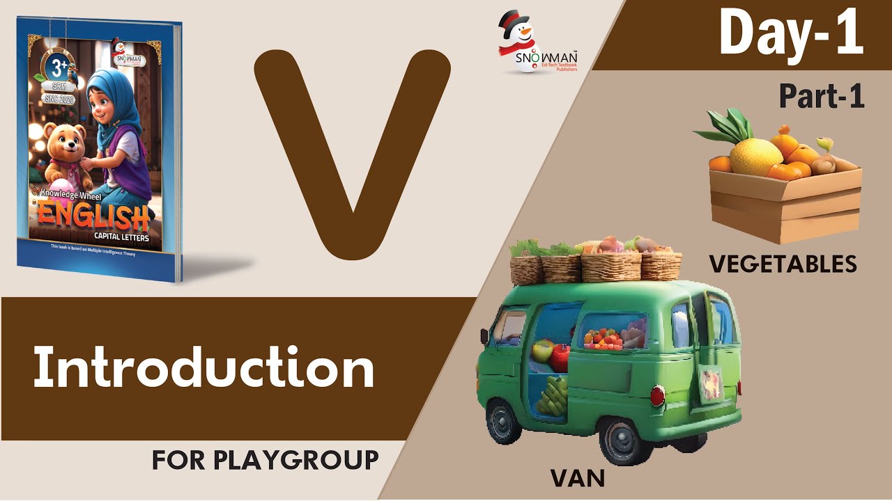 Letter V Introduction | Knowledge Wheel English | Playgroup | Part 1 ...