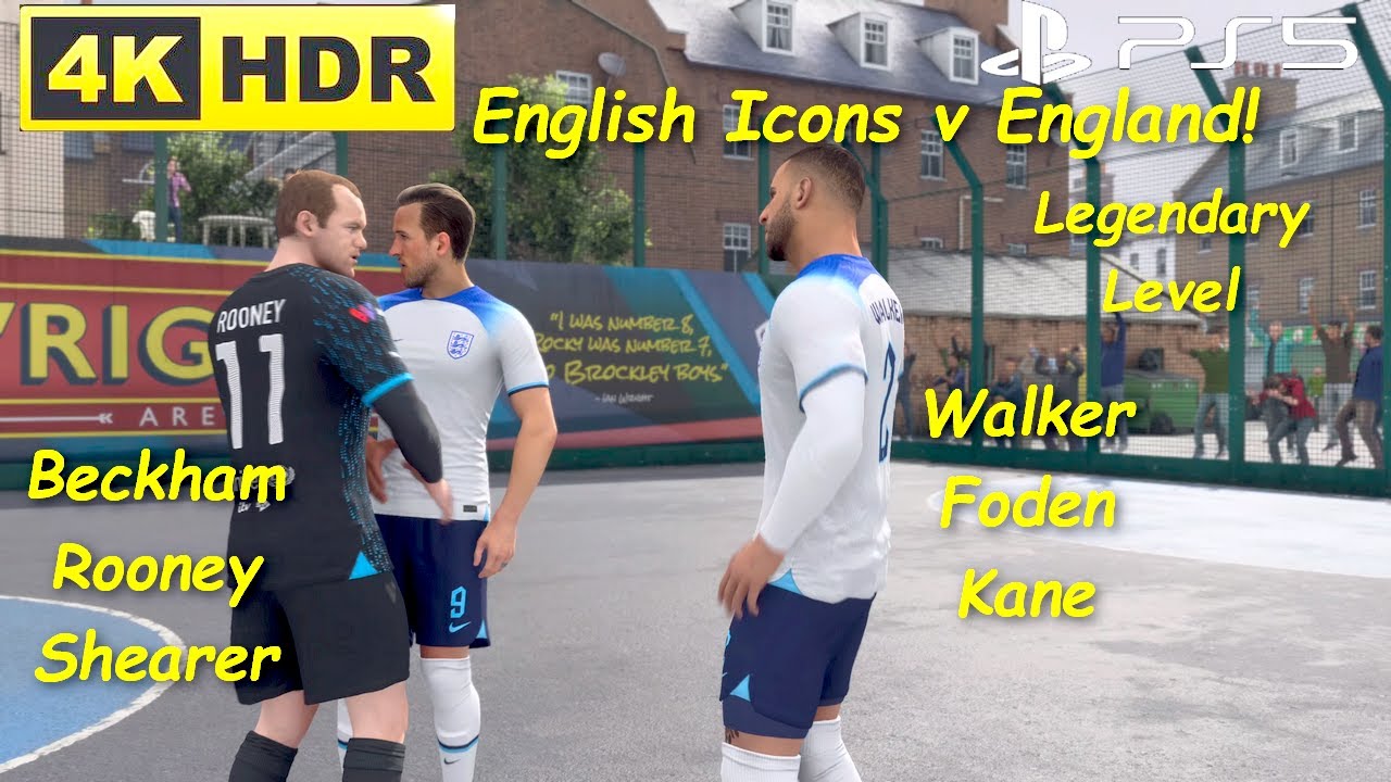 English Icons v England 3v3, London, Legendary Difficulty, Volta FC 24 ...
