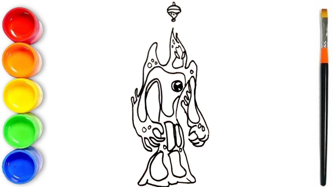 How to draw Goop - Draw Goop From Ben 10 - YouTube