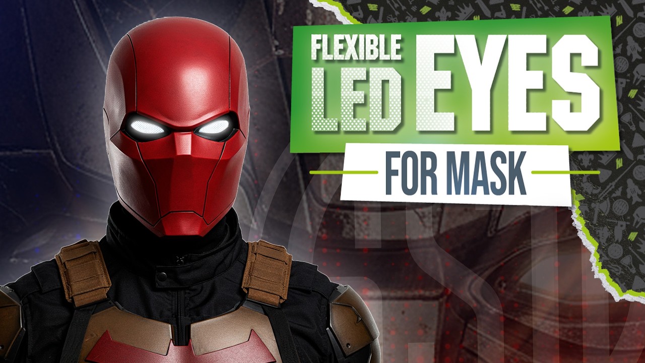 Flexible LED Eyes for Masks Light Up Your Cosplay - YouTube