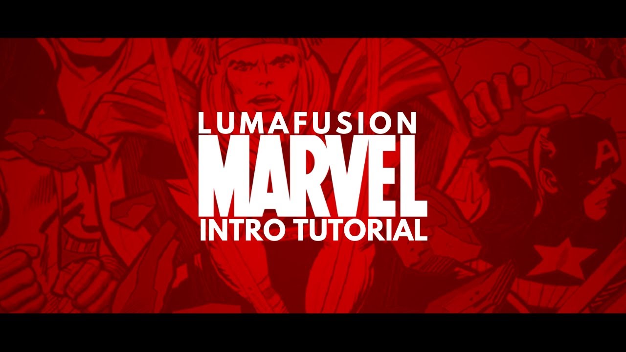 MARVEL INTRO LUMAFUSION FREE TEMPLATE + TUTORIAL | Master Aero - YouTube
