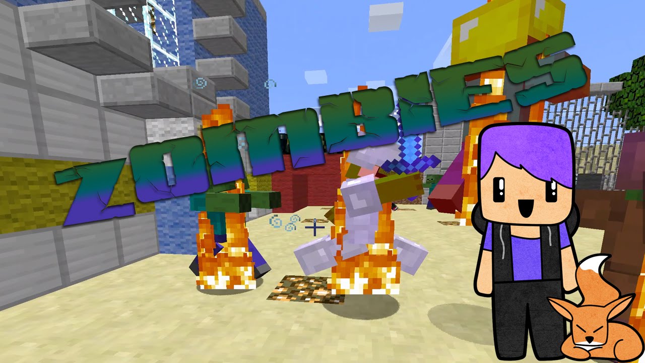 ZOMBIES!! | Minecraft Mini Games - YouTube