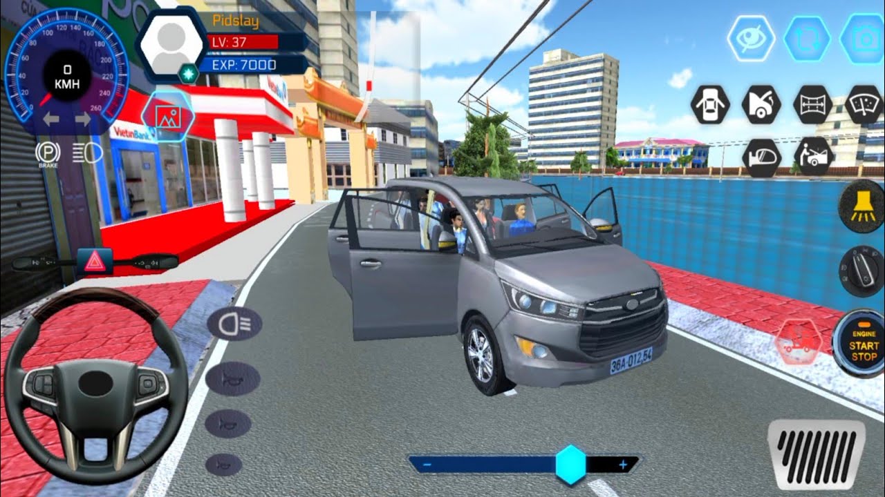 Toyota Innova Gray Car Village to City Driving! Car Simulator Vietnam ...
