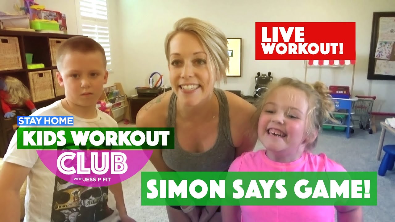 Kids Workout Club - Simon Says Workout Game with Mommy - YouTube