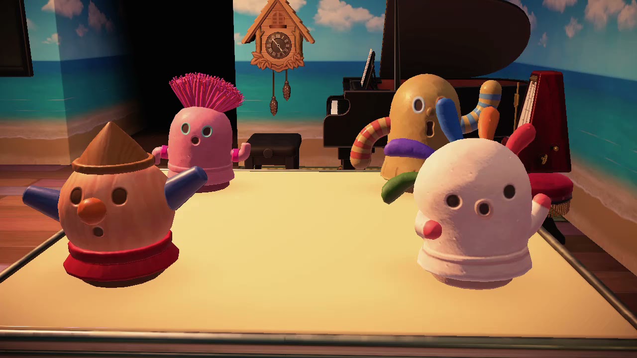 ACNH Gyroids dancing to K.K Polka - YouTube