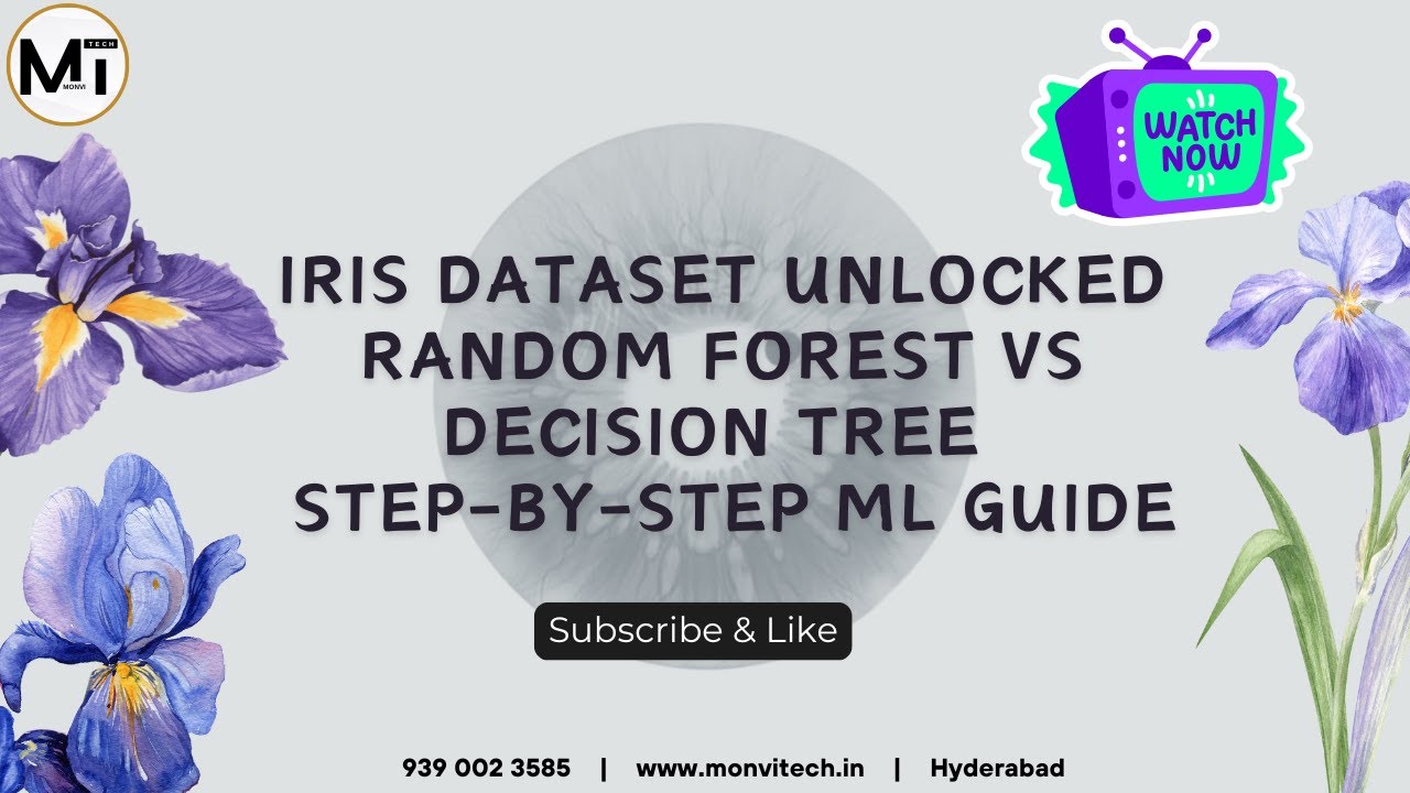 "🌸 Iris Dataset Unlocked: Random Forest vs. Decision Tree 📊 | Step-by ...