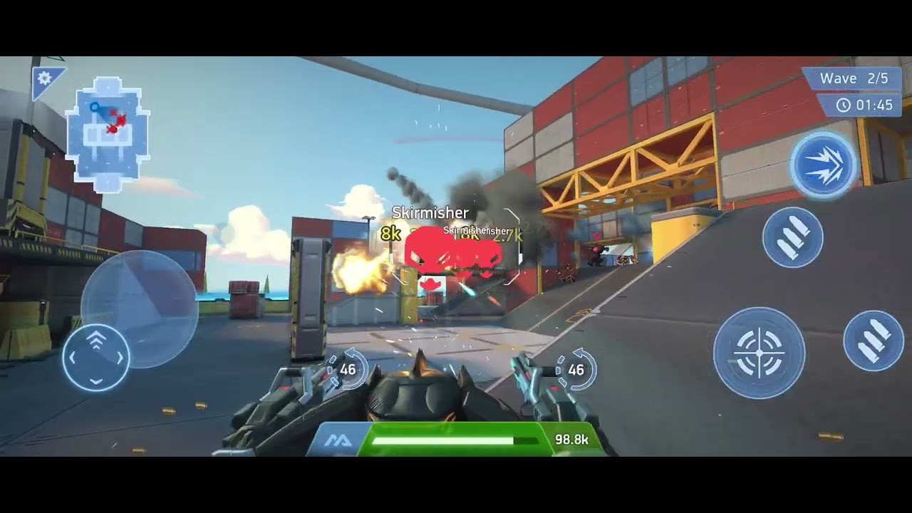 Mech arena #onslaught killshot level 1 - YouTube