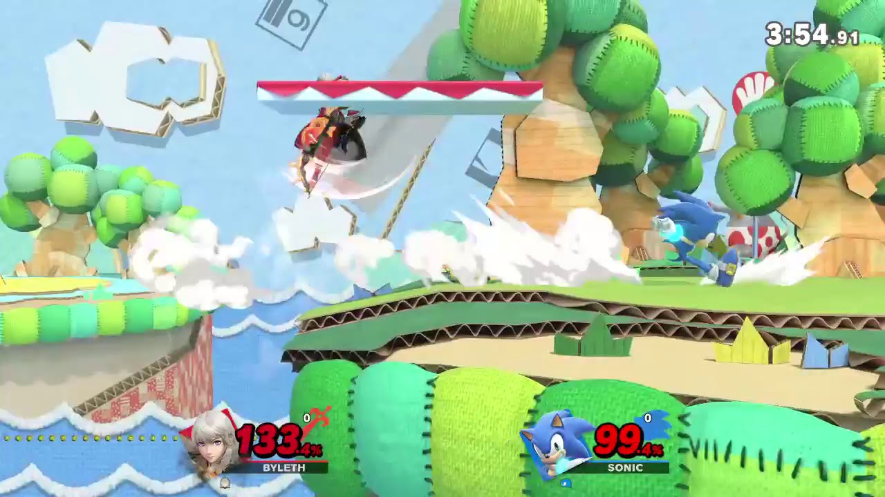 Sonic's F-Smash Hitbox - YouTube