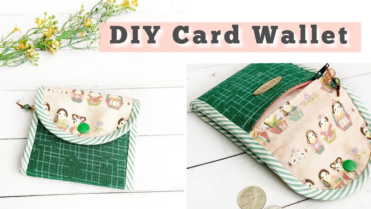DIY workflow making trifold cardholder wallet | Wallet making | Purse ...