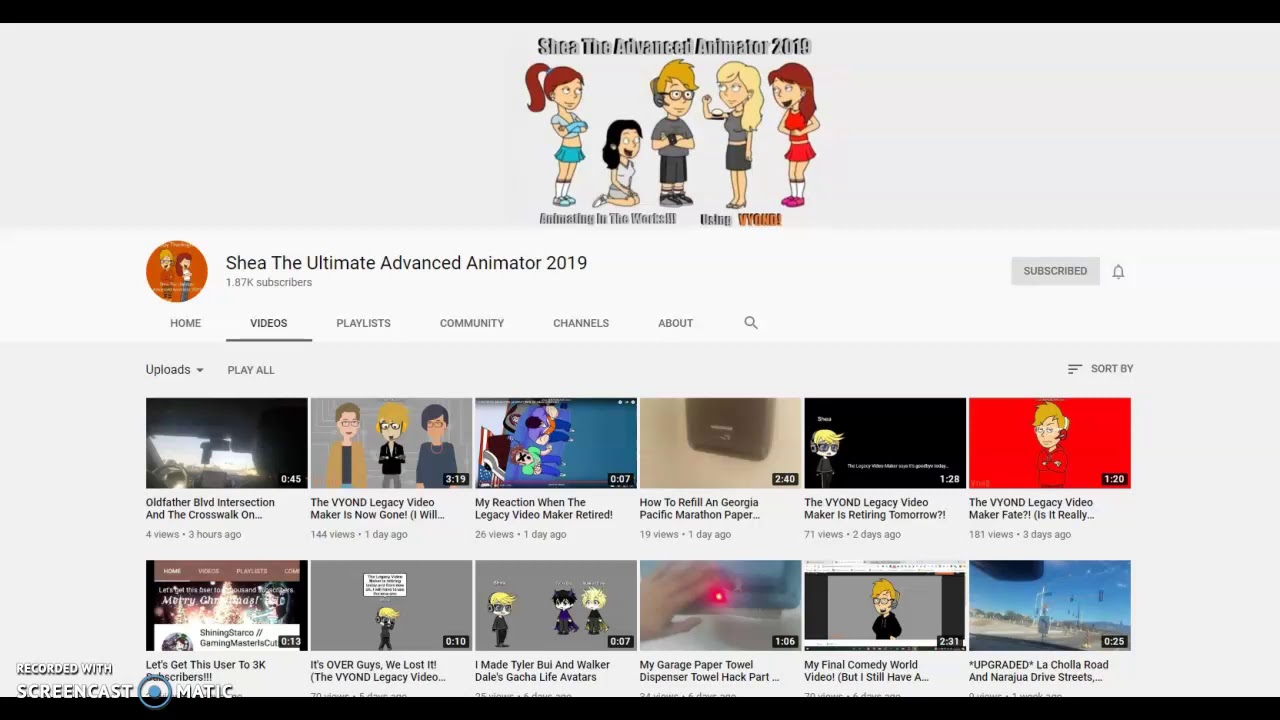 a shout out to Shea The Ultimate Advanced Animator 2019 - YouTube