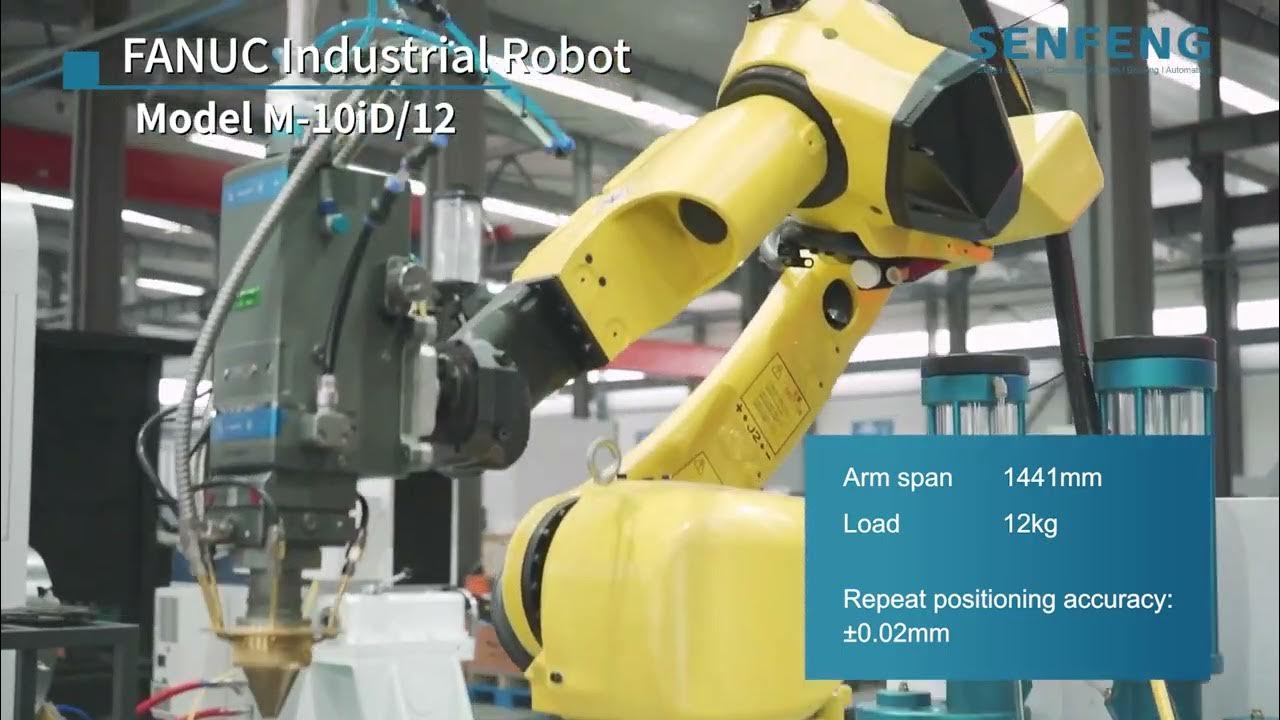 mobile robot laser cladding system - YouTube