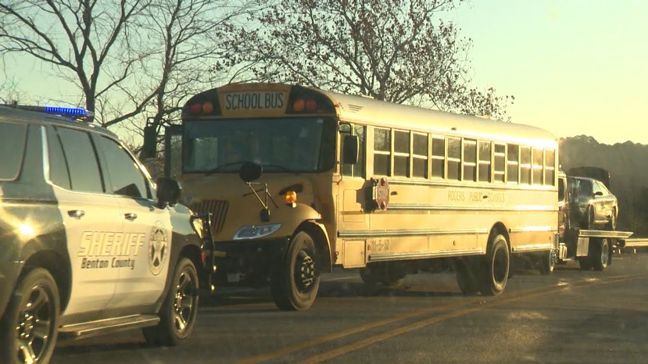 Rogers school bus crash: What we've learned - YouTube