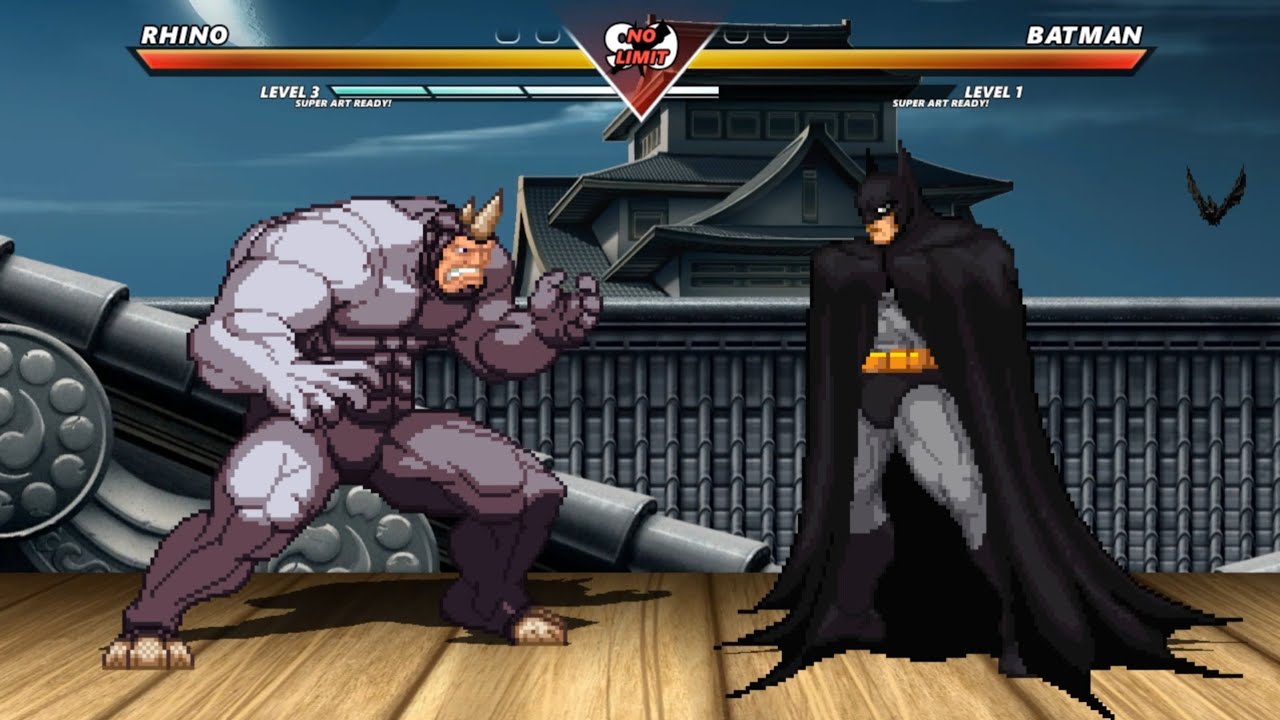 RHINO vs BATMAN - The most epic fight! - YouTube