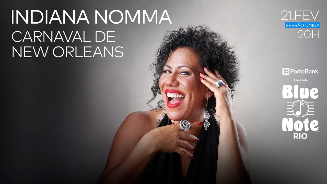 BLUE NOTE RIO APRESENTA: INDIANA NOMMA - YouTube