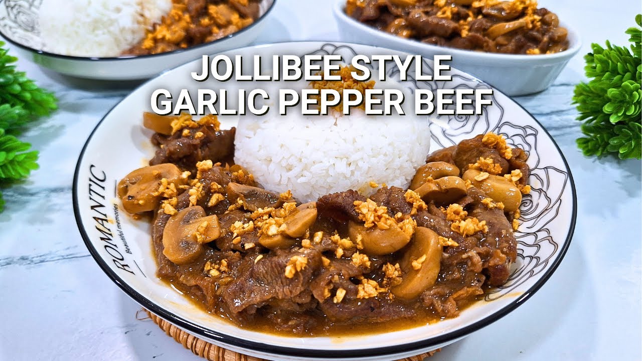 Jollibee Garlic Pepper Beef