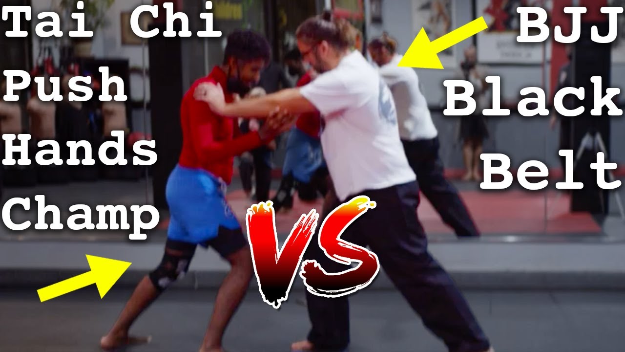BJJ vs Tai Chi? Black Belt Jason Bukich vs. Coach Jan's Push Hands ...