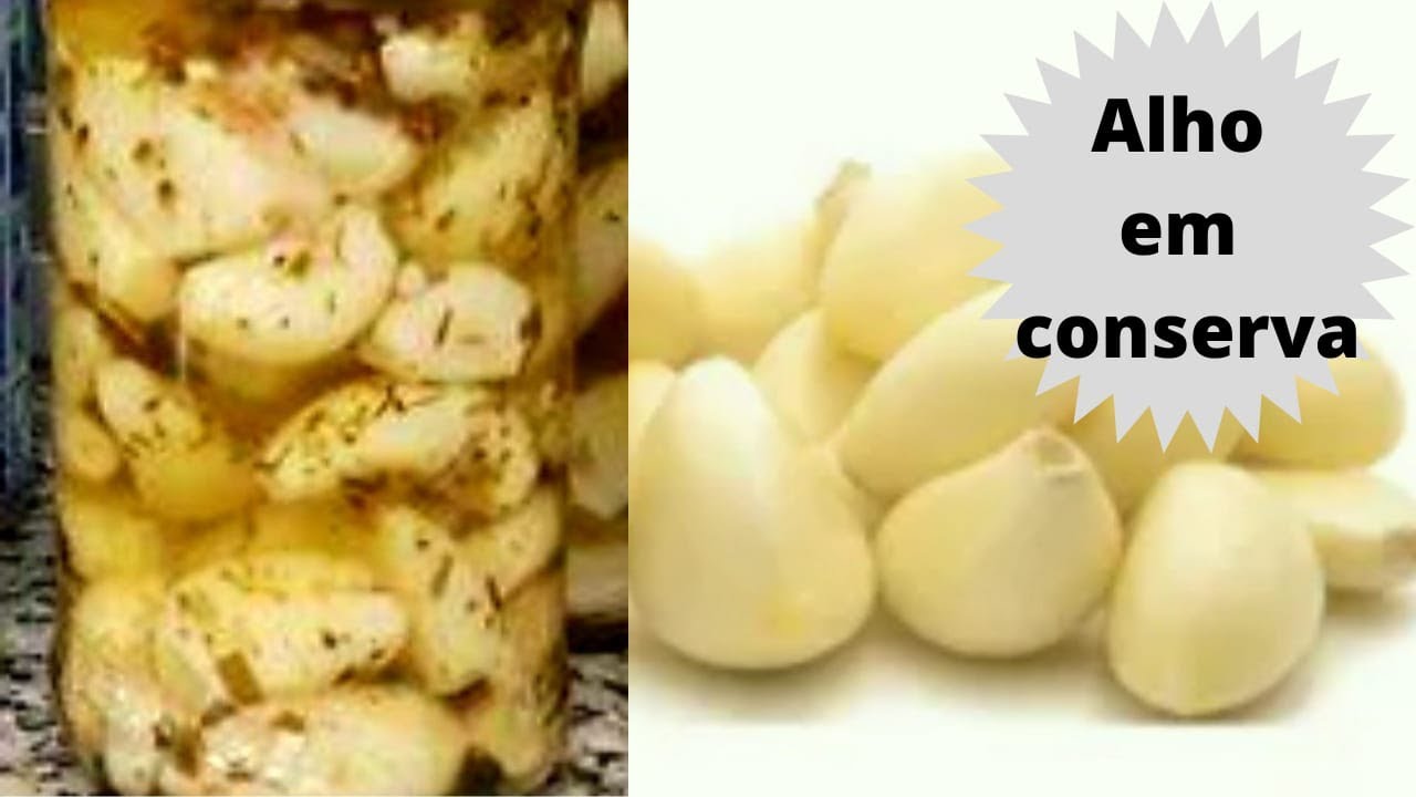 ALHO EM CONSERVA - UM PETISCO DELICIOSO - YouTube