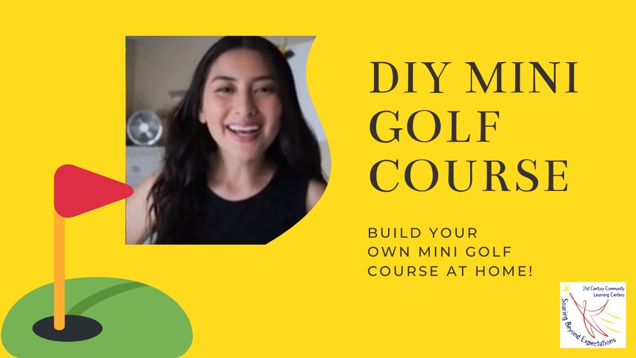 Build your own mini golf course at home! - YouTube