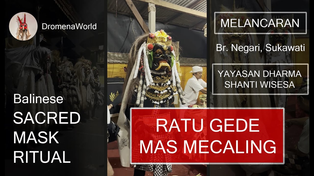 Mepajar Ceremony: Sacred Ritual Before Calonarang with Ratu Gede Mas ...