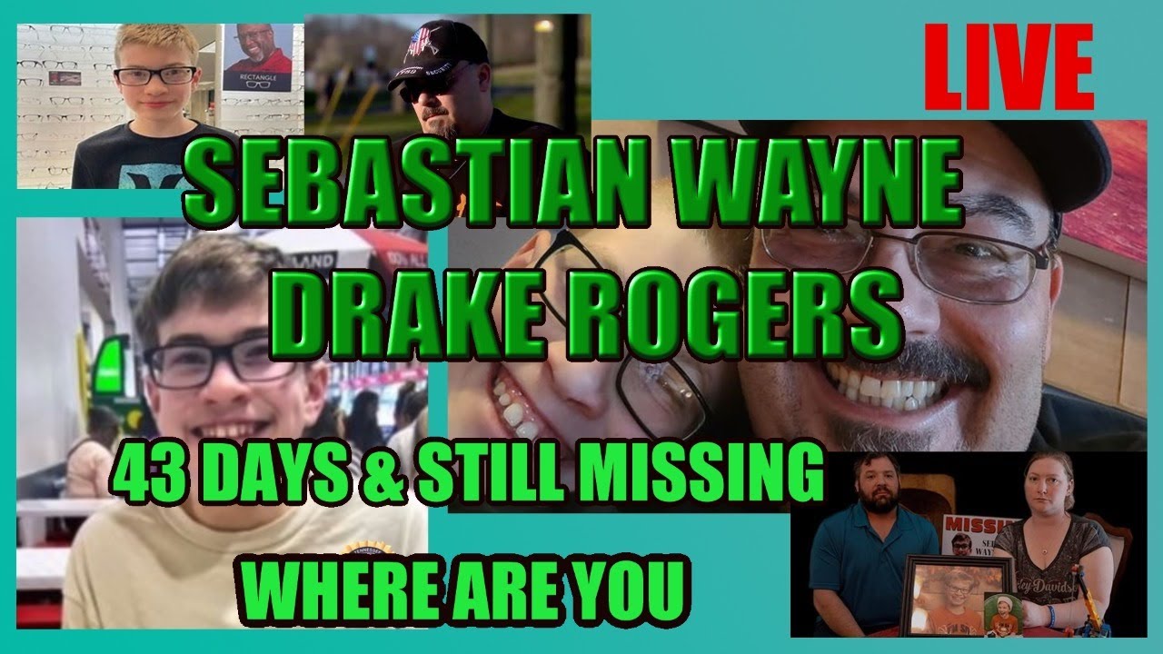 SEBASTIAN ROGERS/43 DAYS STILL MISSING/ BODY FOUND IN KINGSPORT - YouTube