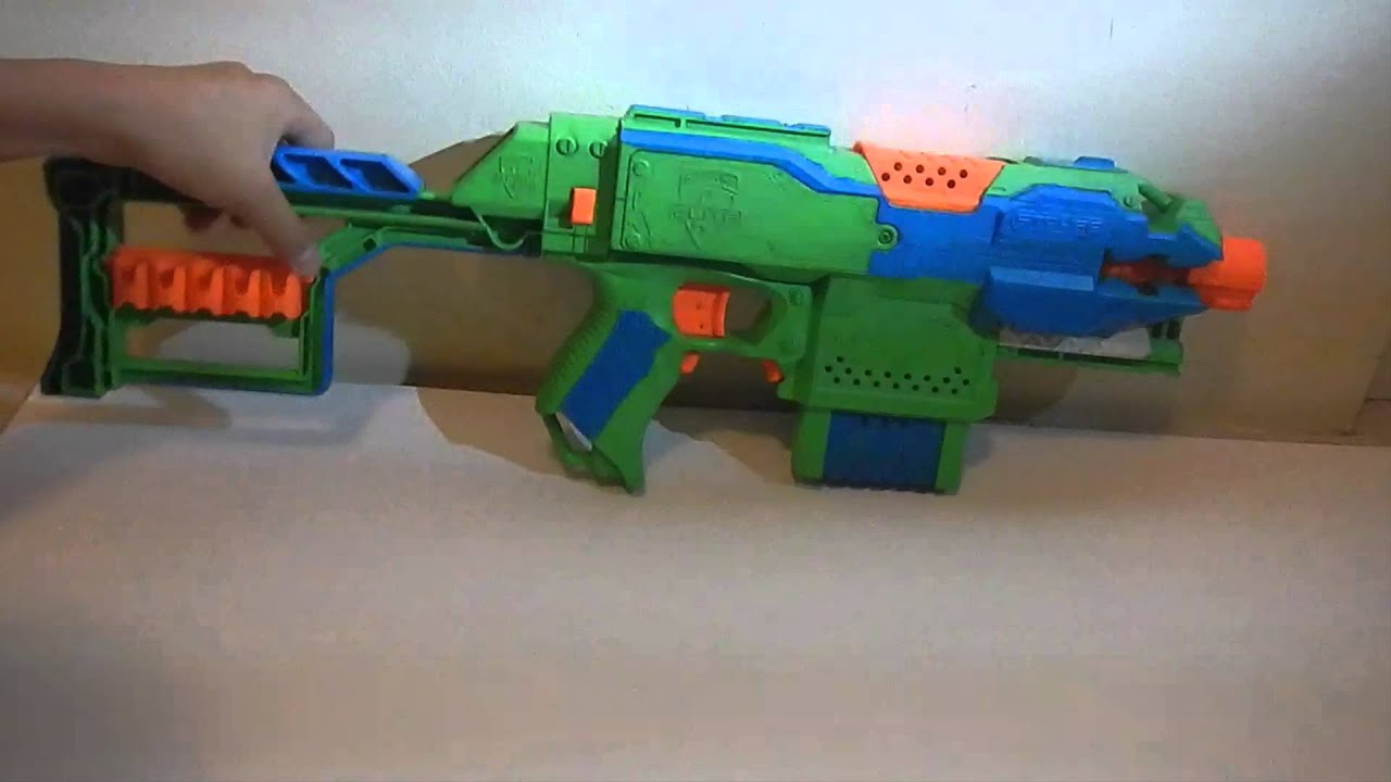 Modified Nerf Stryfe /W Paint Job - YouTube