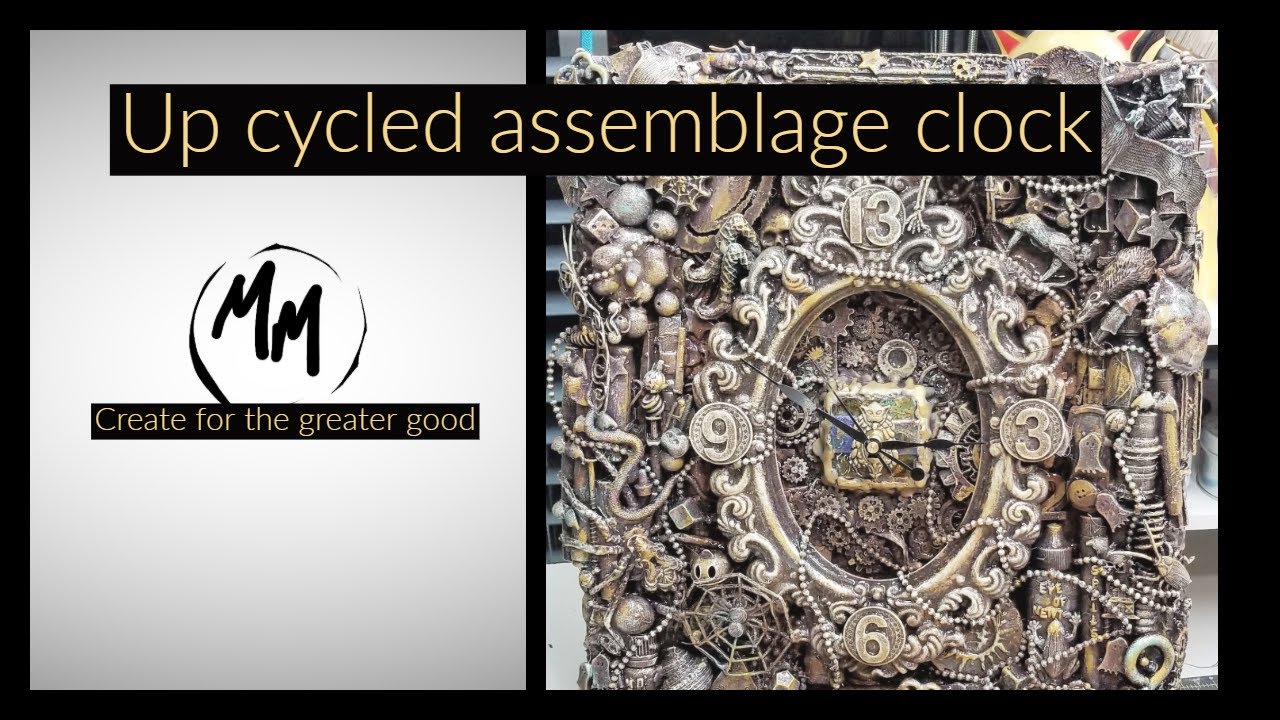 Upcycling Junk Clock - YouTube