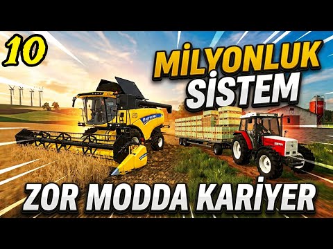 AYLIK MİLYONLAR KAZANDIRACAK SİSTEM KURDUK🔸KIRMIZI PANCAR 🫜 HASADI YAPTIK🔸FS25 ZOR MODDA KARİYER