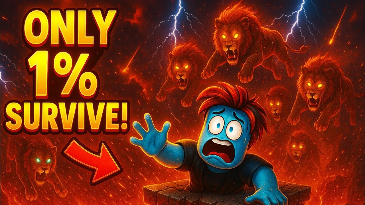 SURVIVING 100 LIONS IN ROBLOX | SHIVANG MINI - YouTube