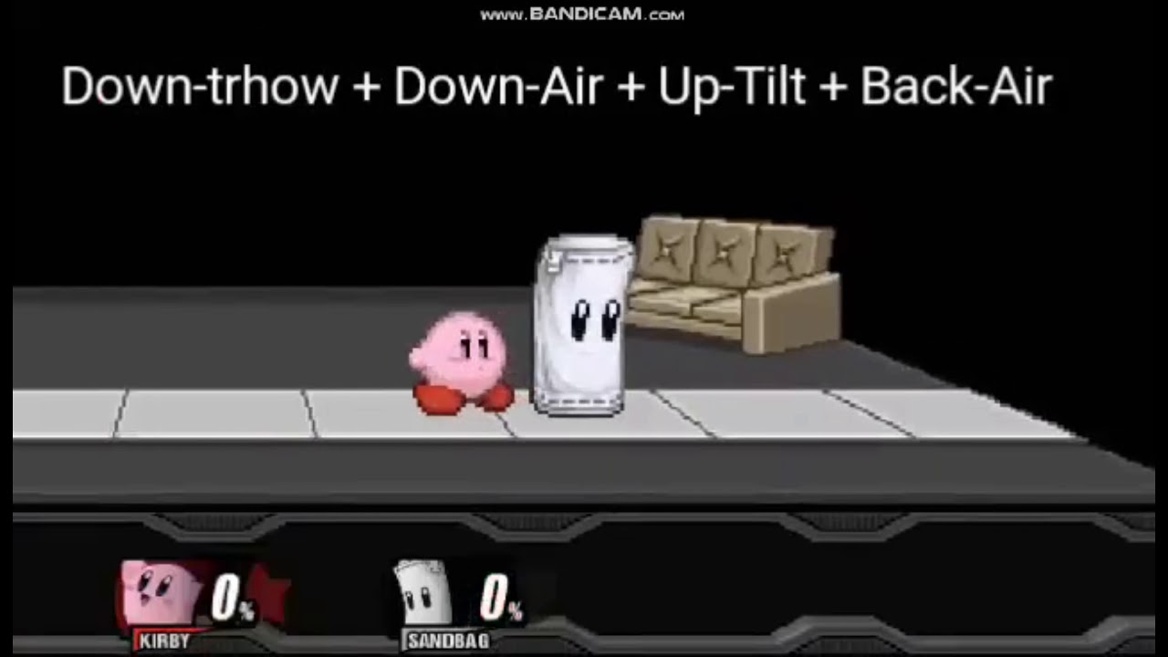 SSF2 - Combos Basicos con Kirby - YouTube