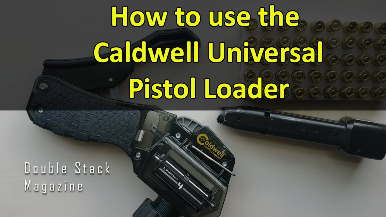 How to use the Caldwell Universal Pistol loader | by Gabby Franco - YouTube