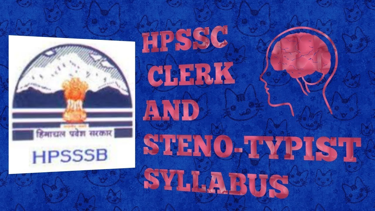 Exam pattern for HPSSSB Clerk and Steno-Typist || HPSSC SYLLABUS 2018 ...