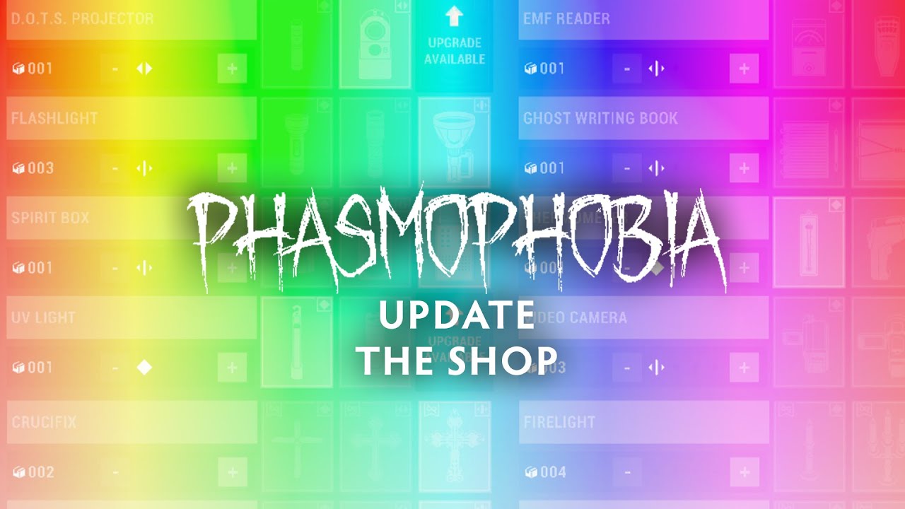 The Shop Update and Customizations in Phasmophobia - YouTube