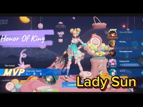 Lady Sun!!! Rotasi HOK MVP #Build Top Global - YouTube