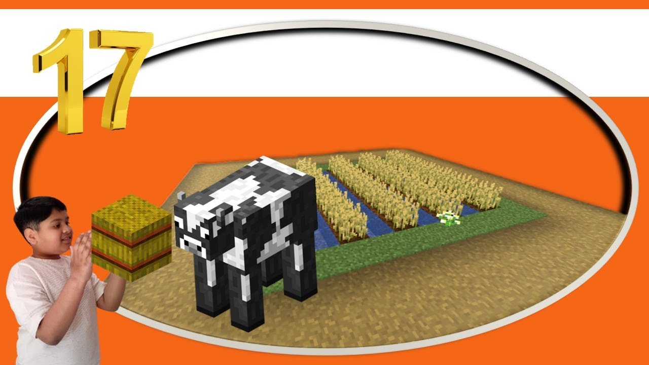 I made a Hay Farm| Minecraft Gameplay |#17 #minecraft #minecraftshorts ...