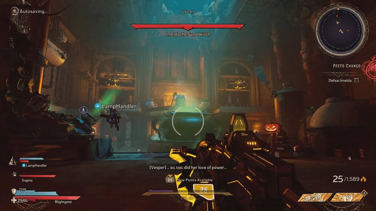 Tiny Tina's Wonderlands Imelda the Sand Witch Boss Fight - YouTube