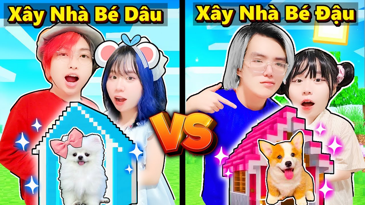 Đại Chiến Cặp Đôi Xây Nhà Cho Bé Dâu Và Đậu Thúi Simmy Kairon VS Sammy ...