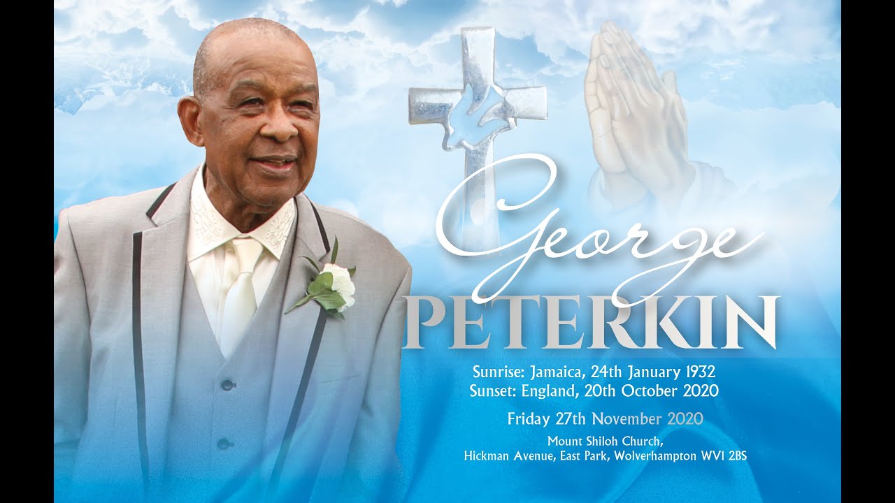 Elder George Peterkin Homegoing Service - YouTube