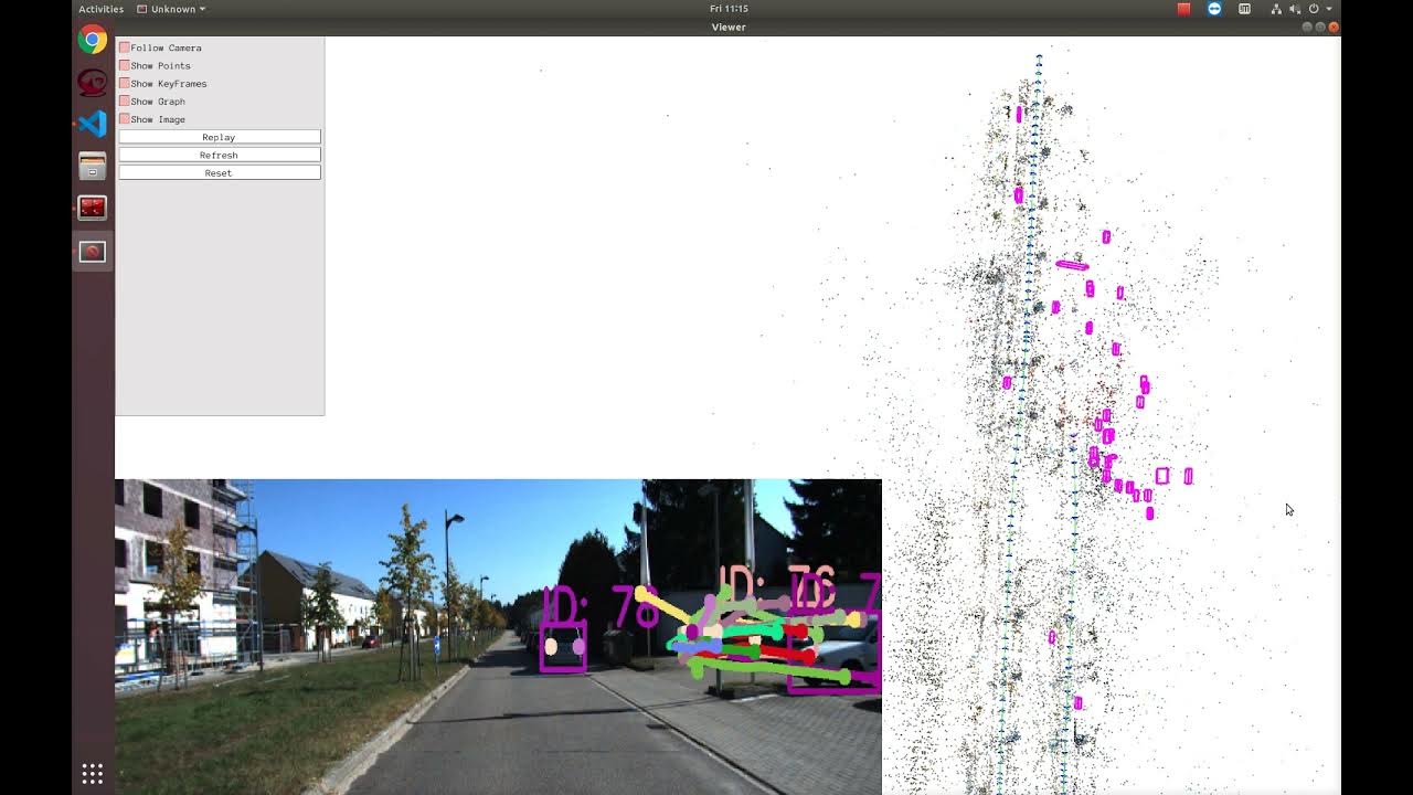 OrcVIO python stereo object mapping demo for KITTI odometry 06 - YouTube