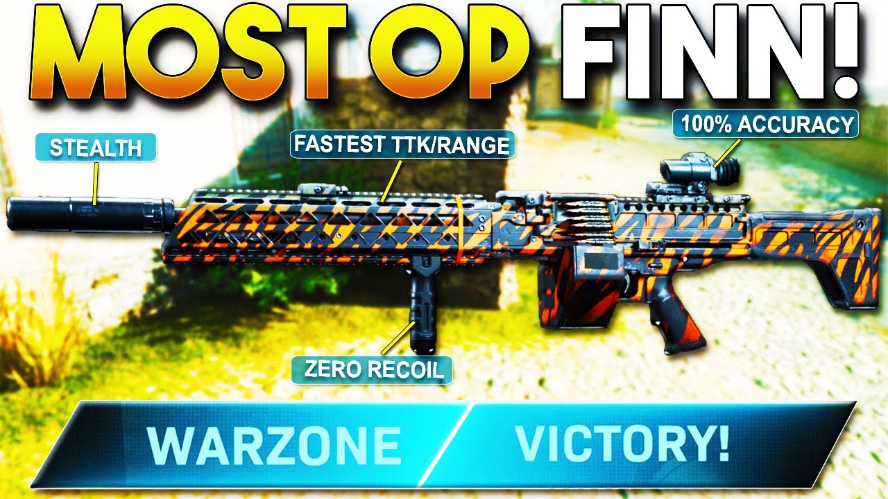 UNSTOPPABLE FINN LMG BEST LOADOUT IN WARZONE | Modern Warfare Best FINN ...