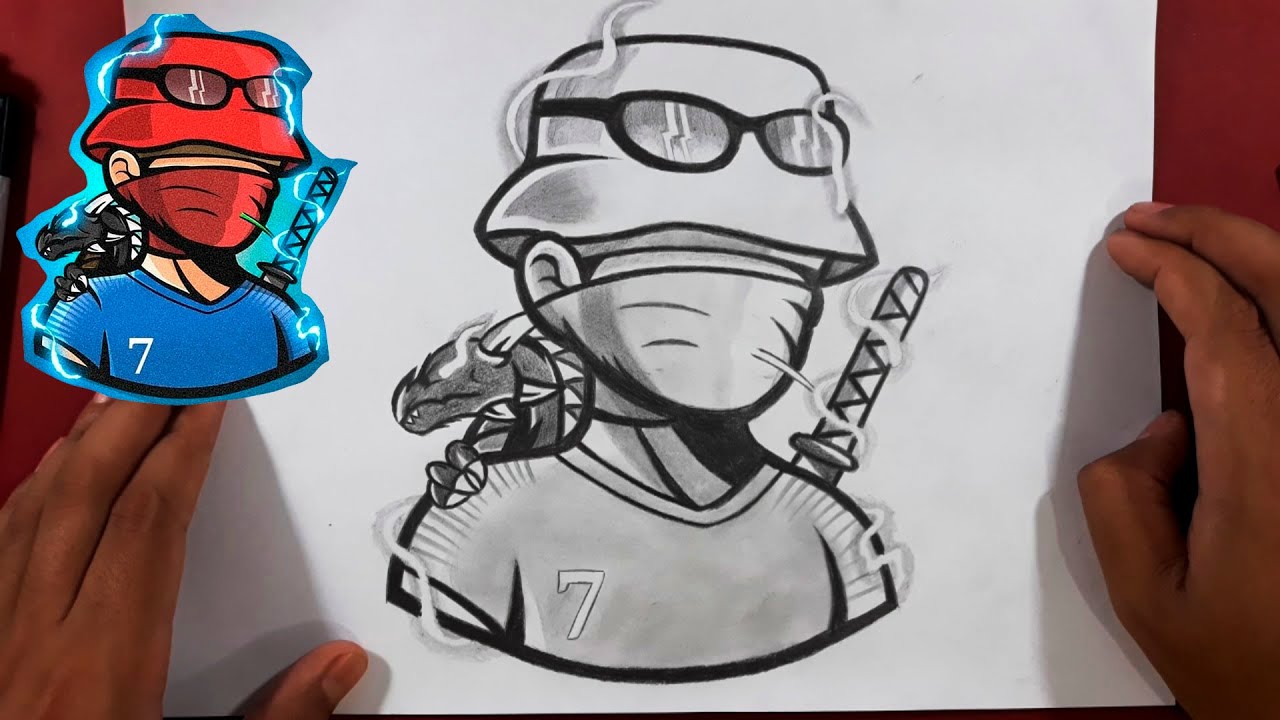 FREE FIRE DRAWING CARTOON LOGO #25 HOW TO DRAW FREE FIRE CARTOON LOGO ...