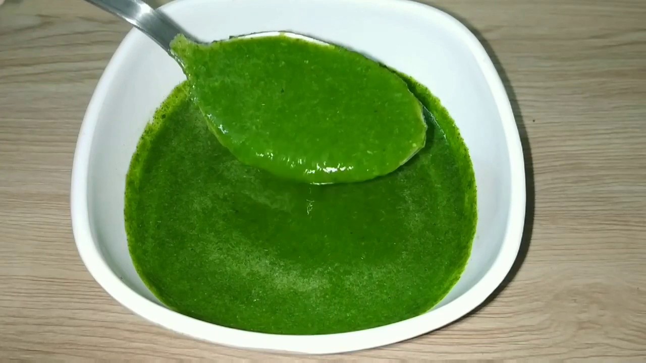 Green chutney recipe ।। With a trick to maintain its green colour ...