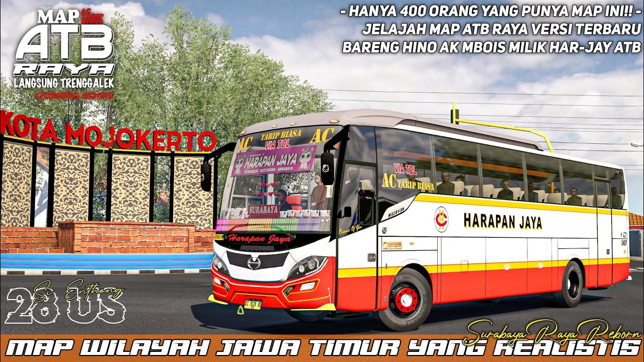 ATB RAYA [1/4]- Jelajah Map ATB Raya w/ Harapan Jaya "Si Enthong" | ETS 2 Indonesia - YouTube