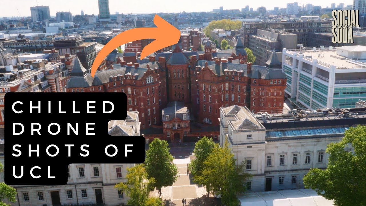 Drone shots over UCL campus - YouTube